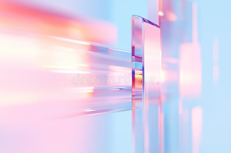 Colorful Light Beams Creating Abstract Patterns in a Vibrant Space ...