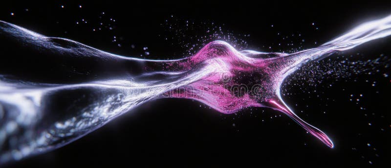 Dynamic Interplay of Colors in an Abstract Visual Representation Stock ...