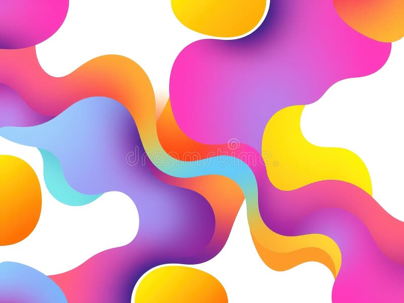 Dynamic Interplay of Organic and Geometric Forms a Captivating Abstract ...