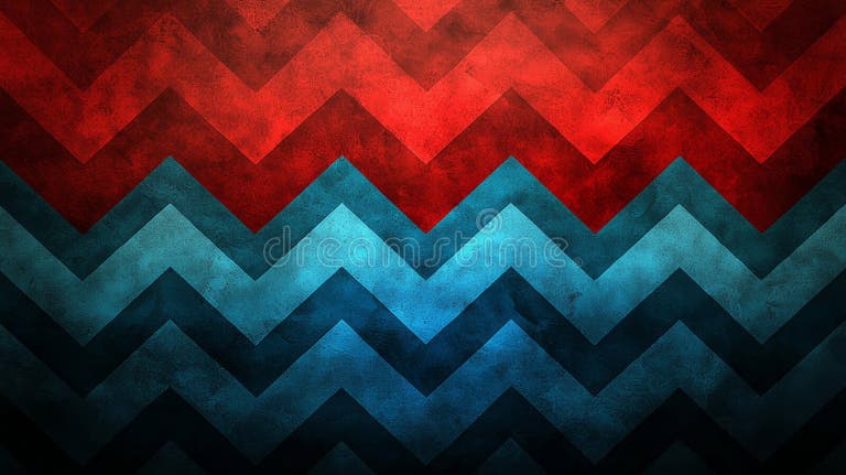 Dynamic Interplay of Vibrant Red and Blue Abstract Patterns in Visually Captivating Design Stock ...