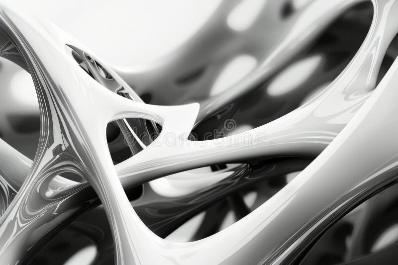 Dynamic Intersection of Geometric Forms Stock Illustration ...