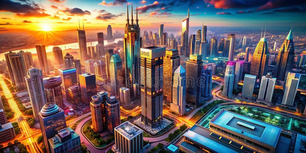 Dynamic Isometric 3D Text Effect for Cityscape Design Editable Vector ...