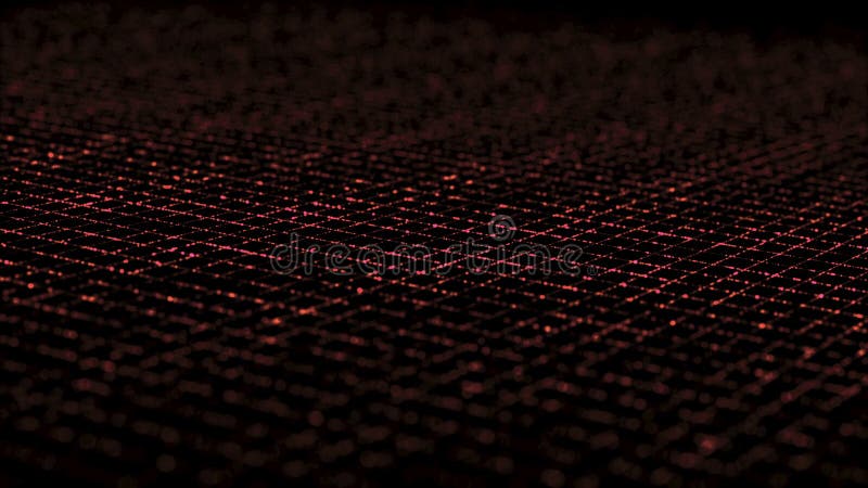 Dynamic Isometric Lightning Grid Blue Stock Video - Video of finance ...