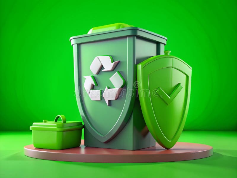 Dynamic 4K Animation of a Loading Circle Cleaning Garbage Completing ...