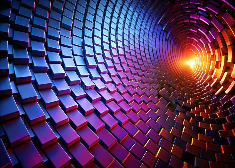 Dynamic 4K Black Brick Animation Background Fluid Motion Abstract ...