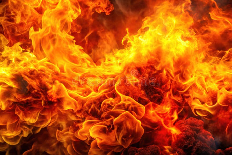 Dynamic 8K Fiery Inferno Background Abstract Burning Flames Texture for ...