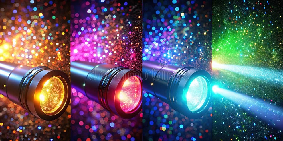 Dynamic 4K Flash Light Leaks Animation Pack OnOff Glittering Effects for Cinematic Visuals Stock ...