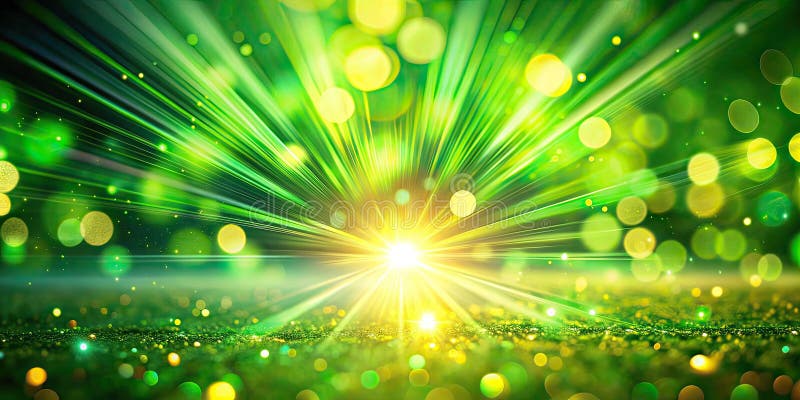 Dynamic 4K Green Screen Transition with Light Leaks and Defocused Rays ...