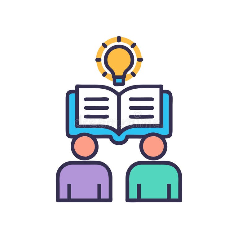 Dynamic Knowledge Symbol Illustration Stock Image - Illustration of ...