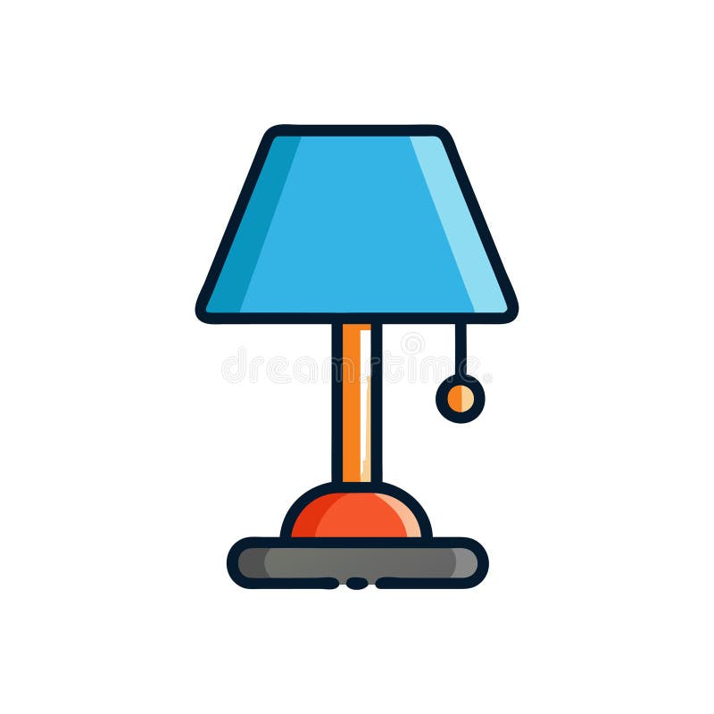 Dynamic Lamp Symbol Illustration Stock Image - Illustration of icon ...
