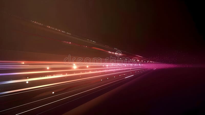 Bright Laser Light Trails in Motion Stock Illustration - Illustration ...