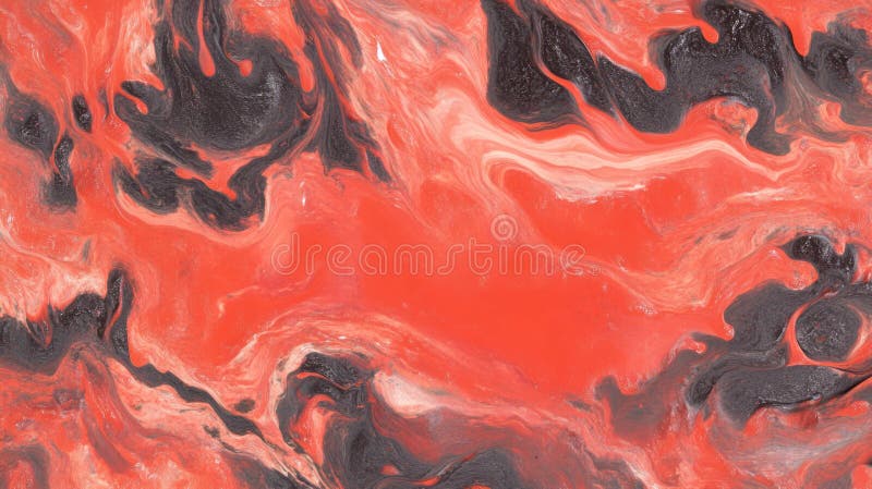 Dynamic Lava Flow Patterns and Chaotic Texture Stock Illustration ...