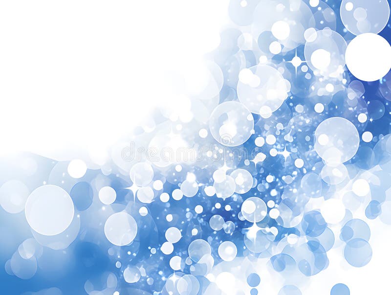 Dynamic Layering of Transparent Circles in White and Blue with White ...