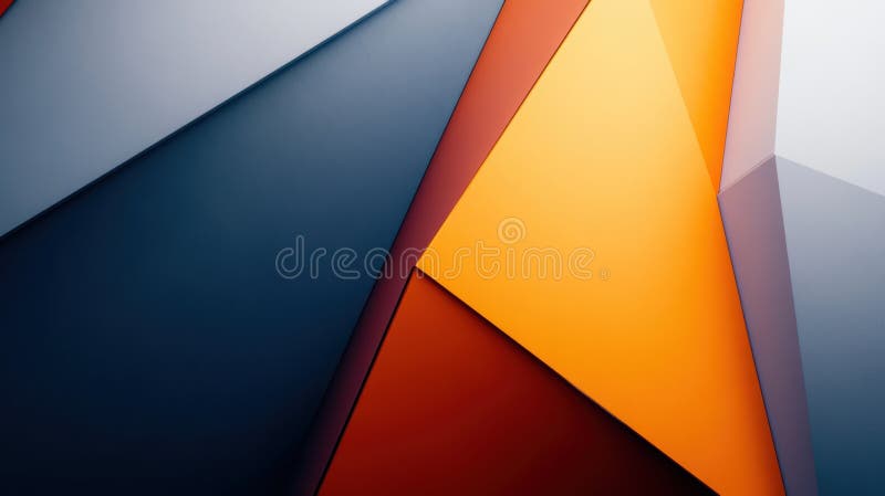Vibrant Abstract Geometric Shapes Stock Illustration - Illustration of ...