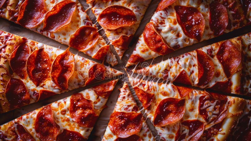 Dynamic Layout of Rotating Pizza Slices in a Dynamic Pattern Stock ...