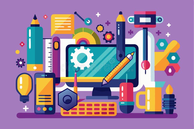 Design Measuring Instruments Stock Illustrations – 1,282 Design ...