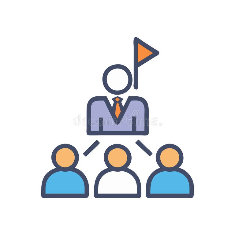 Dynamic Leadership Symbol Illustration Stock Illustration ...