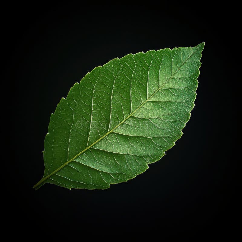 Dynamic Leaf Capture Featuring Organic Texture and Natural Beauty Stock ...