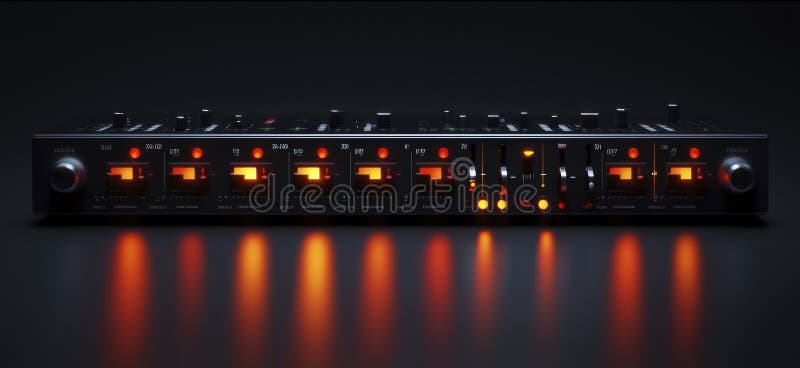 Dynamic Led Equalizer Displaying Sound Levels Studio Environment ...