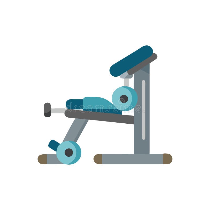 Dynamic Leg Extension Machine Icon Stock Illustration - Illustration of ...