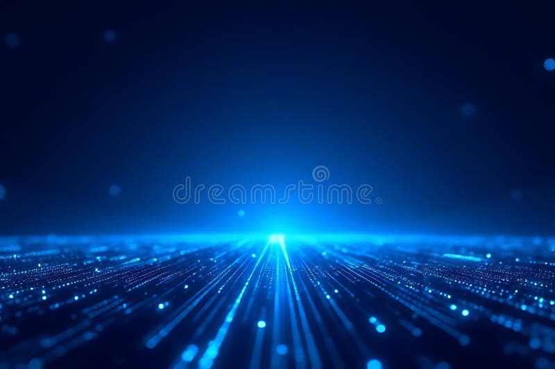 Dynamic Light Beam Action Digital Space Abstract Image Futuristic ...