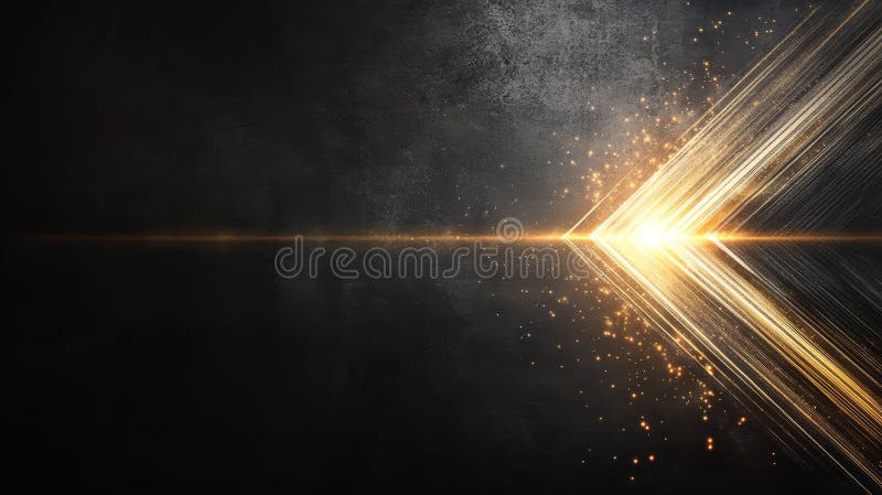 Dynamic Light Beam Creating a Striking Visual Effect on a Dark ...