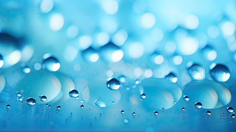 Dynamic light blue bokeh stock illustration. Illustration of circles ...