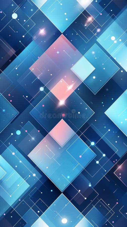 A Dynamic Light Blue Technology Background Filled with Chaotic Patterns ...