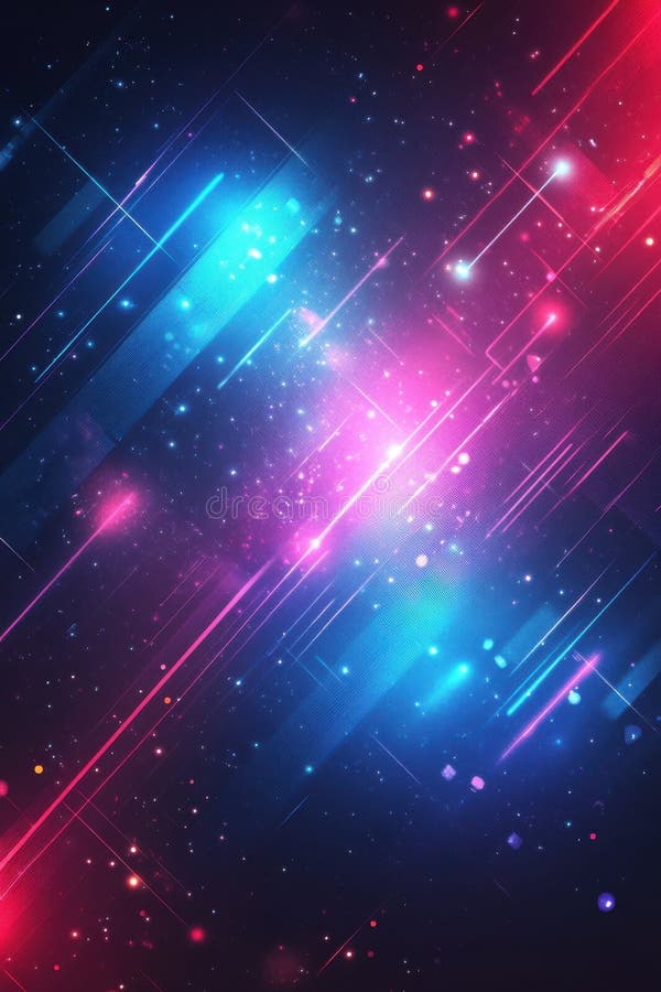 Dynamic Light Effects Abstract Background Digital Art Vibrant Colors ...