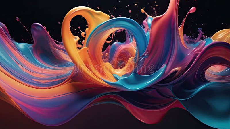 Dynamic Light Effects with Shifting Colors and Fluid Movements in a ...