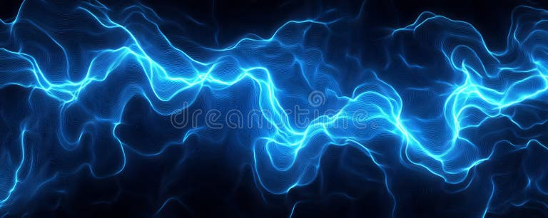 Dynamic Light and Glowing Squares on an Abstract Blue Pixel Wave ...