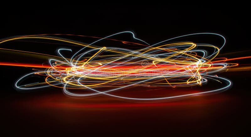 Dynamic Light Painting with Vibrant Swirls and Energizing Patterns in ...