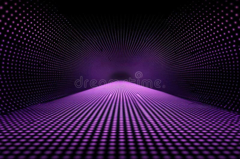 Dynamic Light Patterns Abstract Space Digital Art Virtual Environment ...