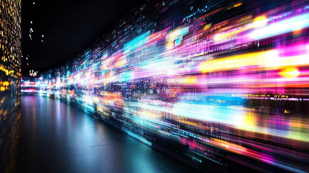 Dynamic Light Patterns Create a Mesmerizing Visual Experience in a ...