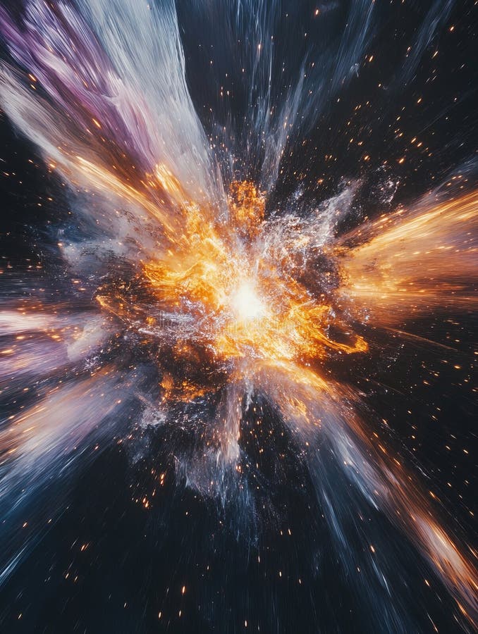 Dynamic Light Patterns Created by Rays Radiating from a Burst of Light ...