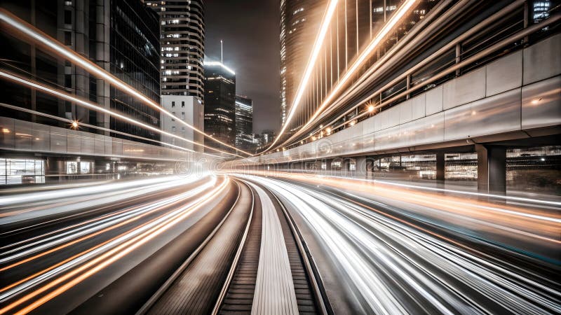 Dynamic Light Patterns in High-speed Futuristic Abstract Design for ...