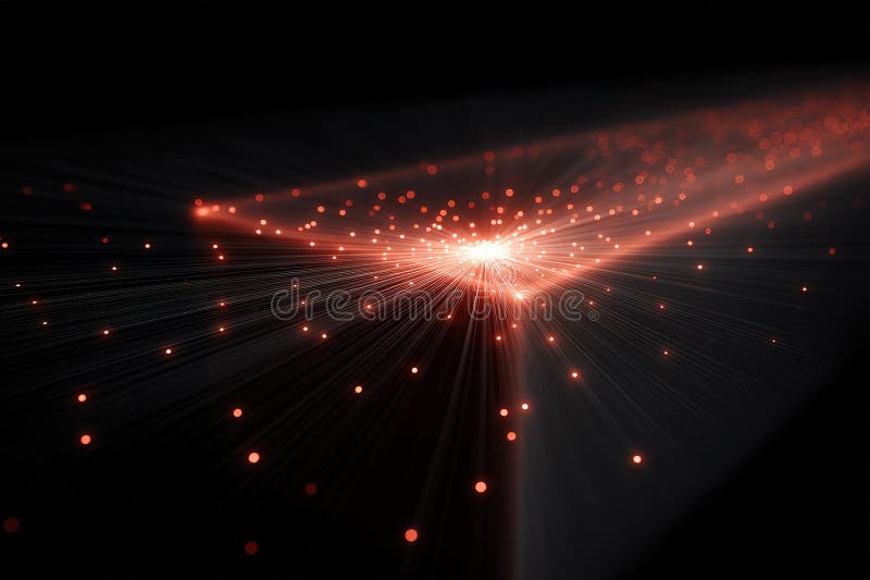 Dynamic Light Rays and Glowing Particles Create an Enchanting Visual ...
