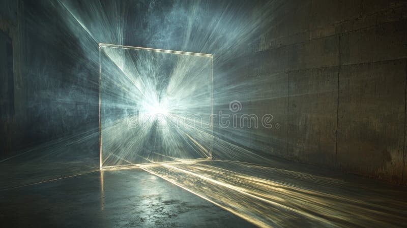 Dynamic Light Streaks Emanating from a Dissolving Frame in an ...