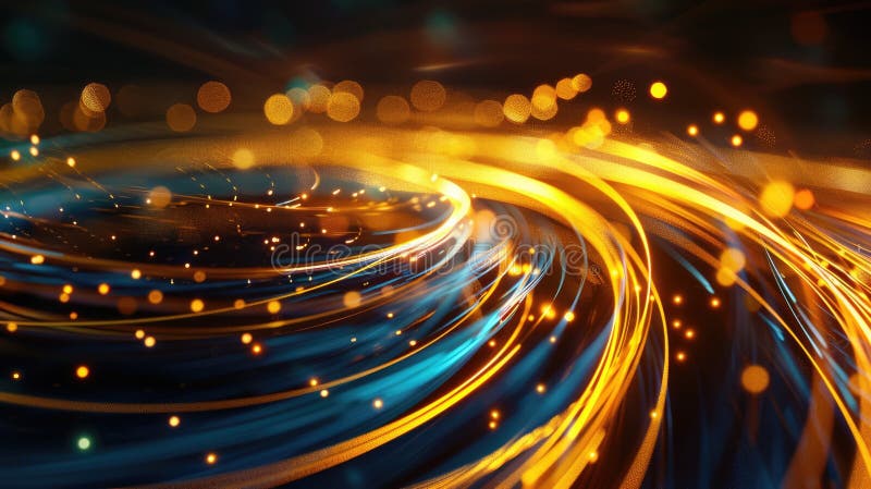 Dynamic Light Streaks in Motion Abstract Futuristic Background with ...