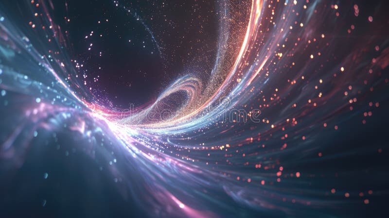 Dynamic Light Streaks in Motion Abstract Futuristic Background with ...