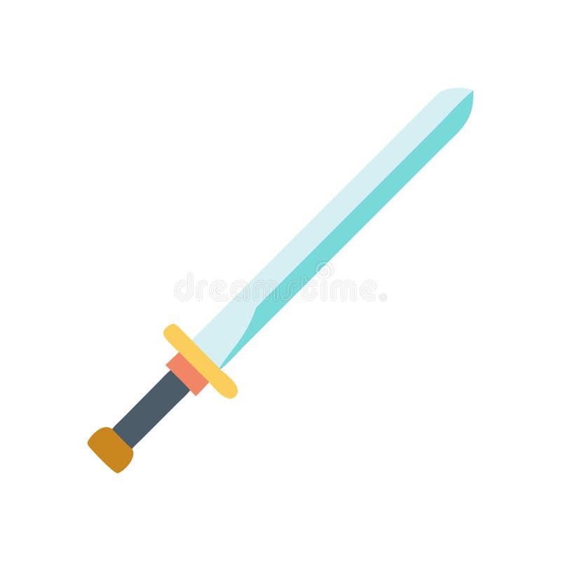 Dynamic Light Sword Icon for Sci-Fi Stock Vector - Illustration of ...