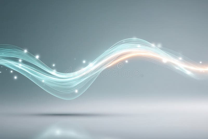 Dynamic Light Waves Abstract Environment Digital Art Modern Aesthetics ...