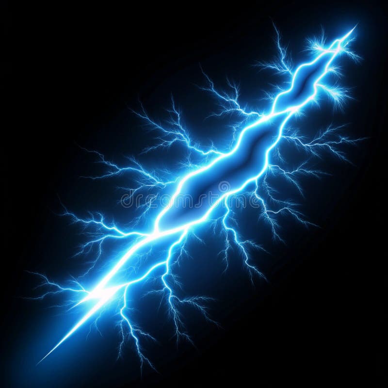 Abstract Lightning Bolt in Motion Stock Illustration - Illustration of lines, dynamic: 367343016