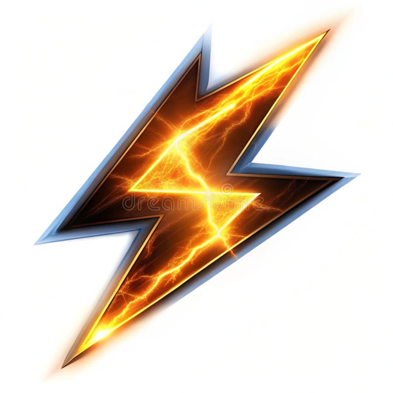 Abstract Lightning Bolt in Motion Stock Illustration - Illustration of modern, impact: 367339200