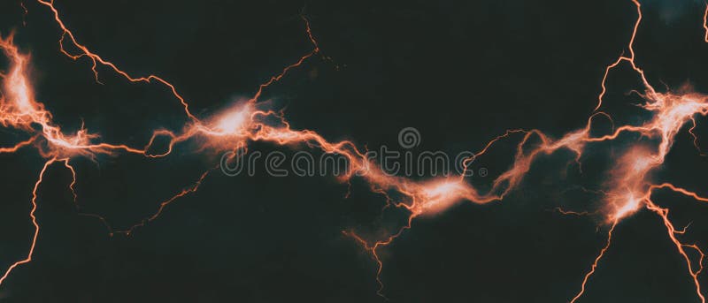 Dynamic Lightning Bolt Overlay Creating an Intense Stormy Atmosphere on ...