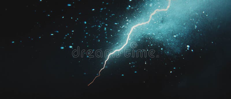 Dynamic Lightning Frame with Dust Particles in a Dark Atmospheric ...