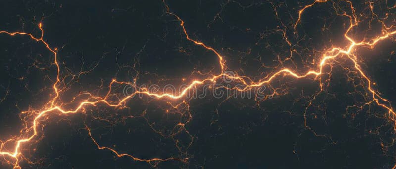 Dynamic Lightning Overlay Frame with Electric Glow and Jagged Edges on ...