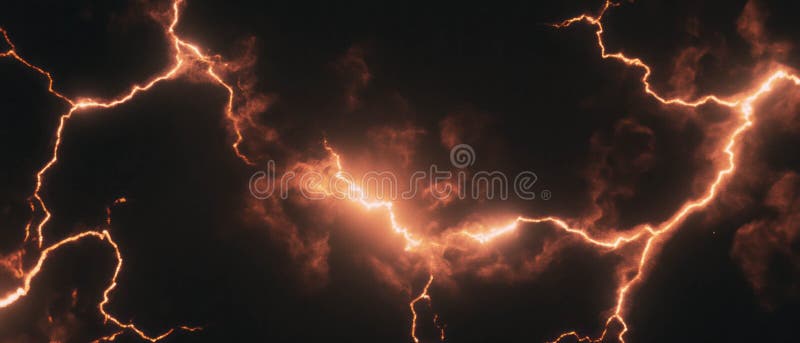 Dynamic Lightning Overlay Texture with Cinematic Effects and Lens ...
