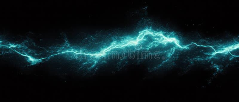 Dynamic Lightning Overlay Texture with Electric Interference and Grainy ...