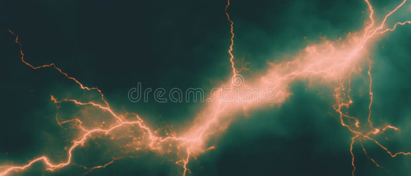 Dynamic Lightning Overlay Texture with Grainy Electric Interference on Dark Background Stock ...